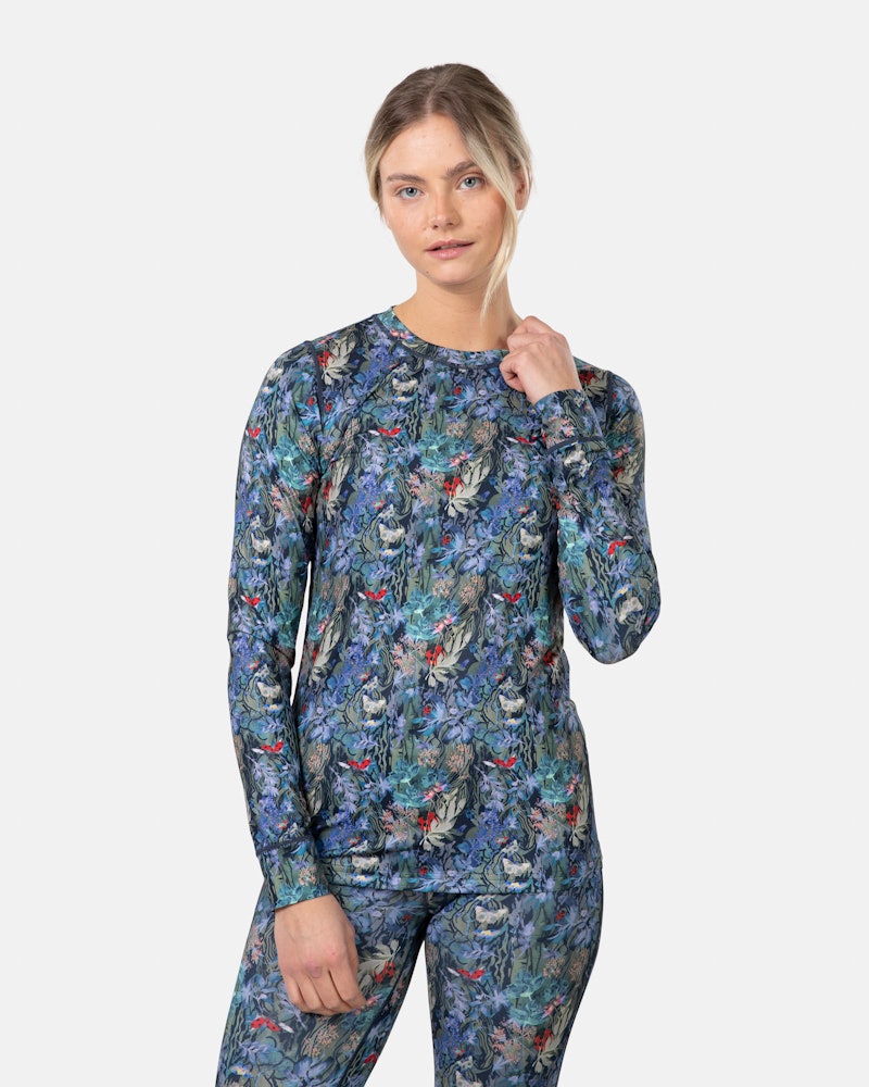 Fryd Long Sleeve Baselayer - DUSTY MIDTONE BLUE